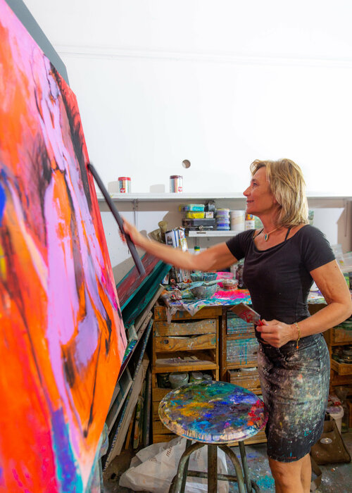 Subaquatic by Hélène Halbert (2021) : Painting Oil on Canvas - Singulart