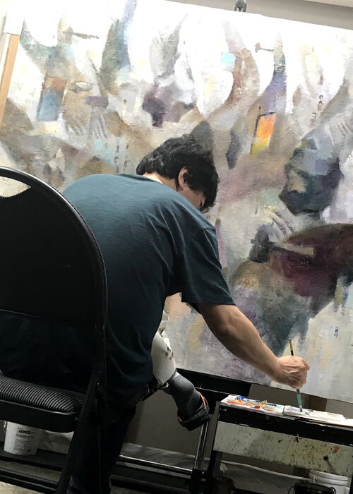 Where are we going by Hyoung Jun LEE (2013) : Painting Oil on Canvas ...