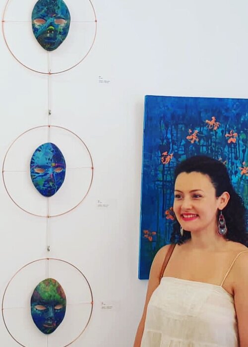 Selma Bekkaoui Artist: Paintings for sale - Singulart