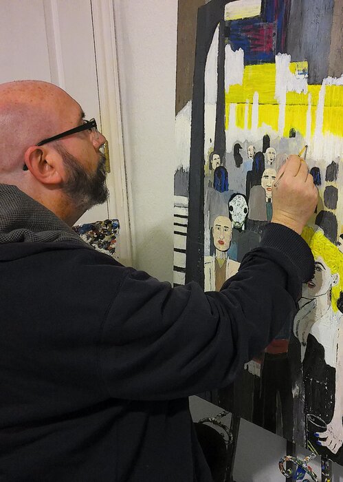 Consciousness 2 de Avadka Colez (2025): Pintura Acrílico, Óleo en Lienzo - Singulart