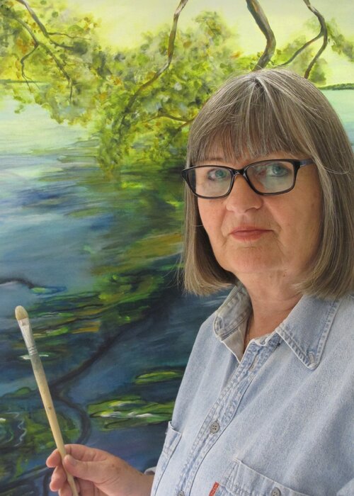 Surf in the North Sea by Ute Roehe (2021) : Painting Acrylic on Canvas ...