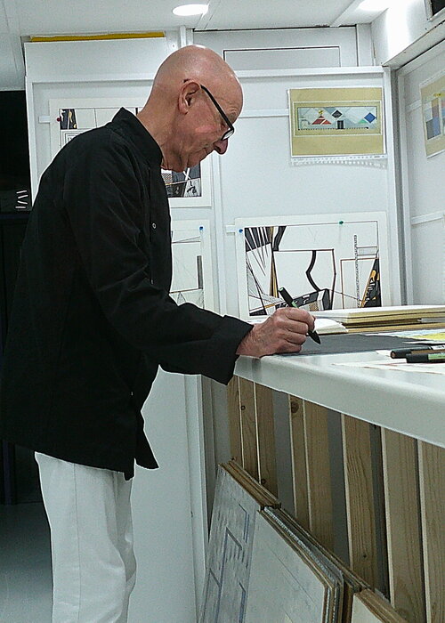 A. 010 de Marc Jonkers (2025) : Peinture Aquarelle sur Papier - Singulart