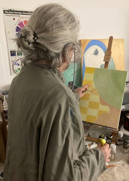 Fragmented Leaf by Maria Rogers (2022) : Painting Oil on Canvas - Singulart