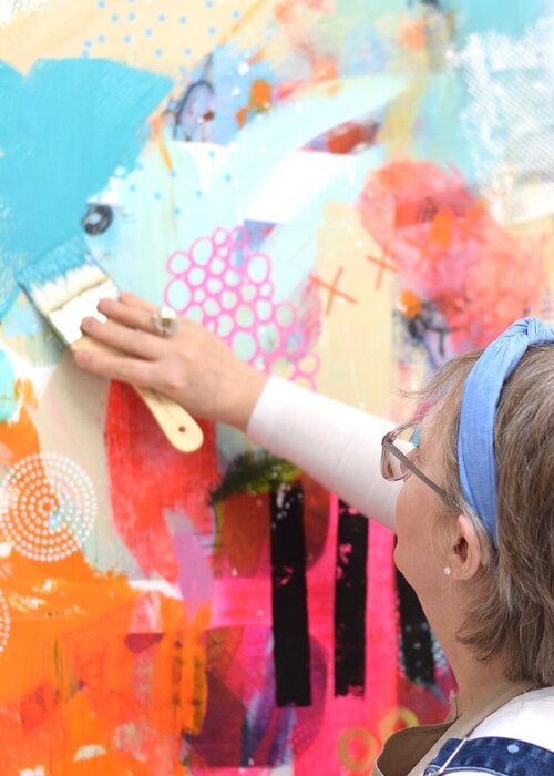 Daisy Daisy de Alison Gilbert (2021) : Peinture Acrylique sur Toile ...