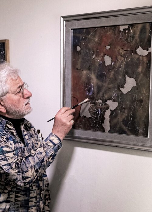 ANDROGINO von Livio Picotti (1997): Malerei Aquarell auf Karton - Singulart