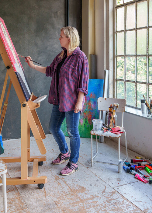 Fleurs by Stefanie Busche (2023) : Painting Acrylic on Canvas - Singulart