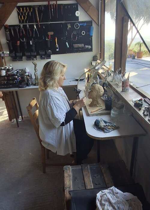 Abdali de Lydia Bogner (2024) : Sculpture Terre cuite, Argile - Singulart