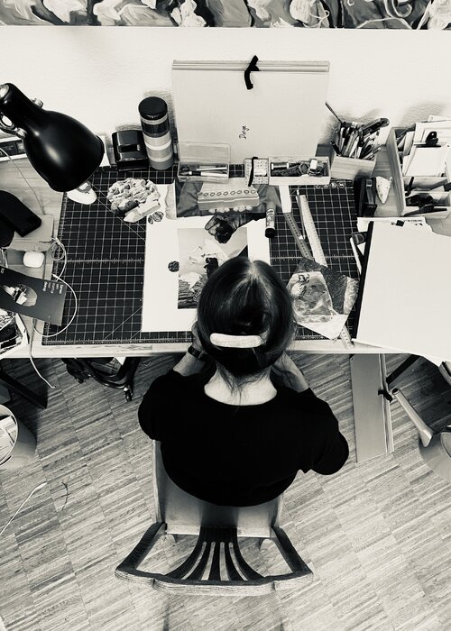 Waiting by Brigitte Peters (2008) : Painting Oil on Canvas - Singulart