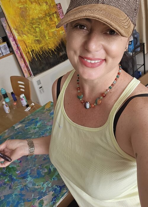 Show me the way de Lisa Smith (2025): Pintura Acrílico, Tinta en Lienzo ...