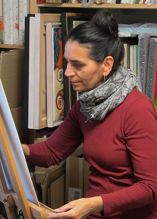 I FREE de Marlène REGAZZONI (2012) : Peinture Acrylique, Fusain sur ...