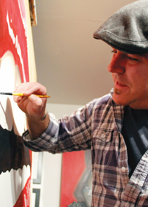 Strawberry Pi von Ryan Rice (2019): Malerei Öl auf Leinwand - SINGULART