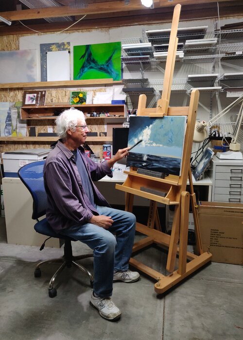 Big Sur Vision by HAL BOHNER (2024) : Painting Watercolor on Paper ...