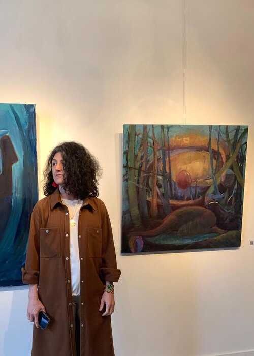 Oracle of the Earth by Samika Sasu (2024) : Painting Acrylic, Oil on ...