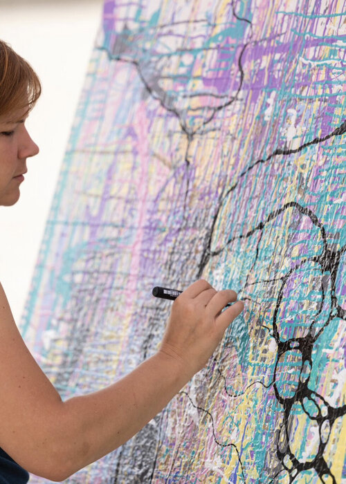 Resilience Within de Sonya Marchand (2023) : Peinture Acrylique ...