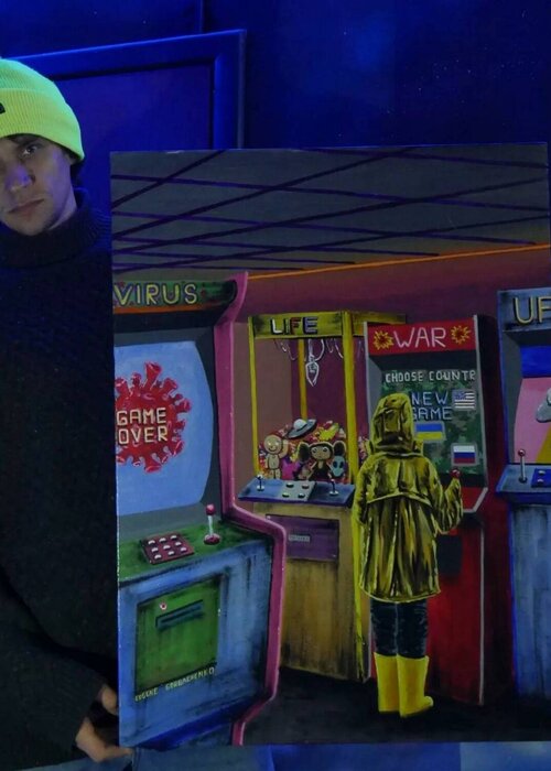 Light bearer by Eugene Gorbachenko (2025) : Painting Watercolor on ...