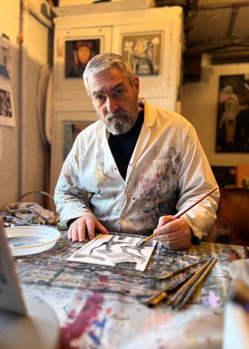 le Sermon by Joseph Lazaro (2020) : Painting Oil on Canvas - Singulart