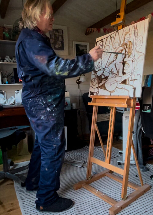 Chris and Sean from Nickel Creek de Peter Porteous-Butler (2025 ...