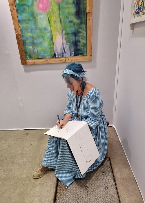 Rêve érotique by Isabelle BAK (2025) : Painting Acrylic, Felt on Paper - Singulart