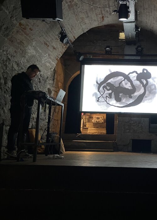 Icône raturée door Youri Laubscher González (2022) : Afdruk Giclée ...