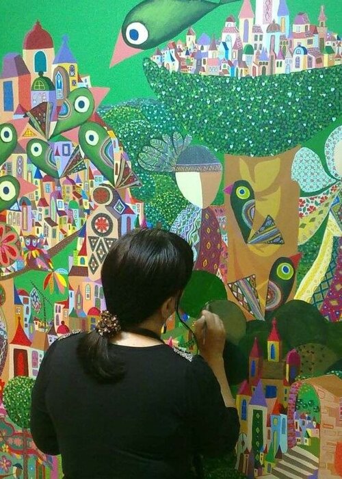 Princess Marcella Borghese by Mimi Revencu (2020) : Painting Acrylic on ...