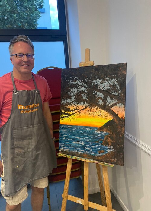 Notre dame de Paris de Stéphane VINCENT (2024): Pintura Acrílico en ...