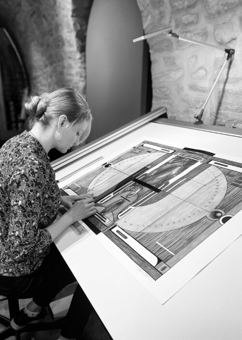 Suprematism de Yulia Protsyshyn (2016): Obra en papel Acrílico, Pintura ...