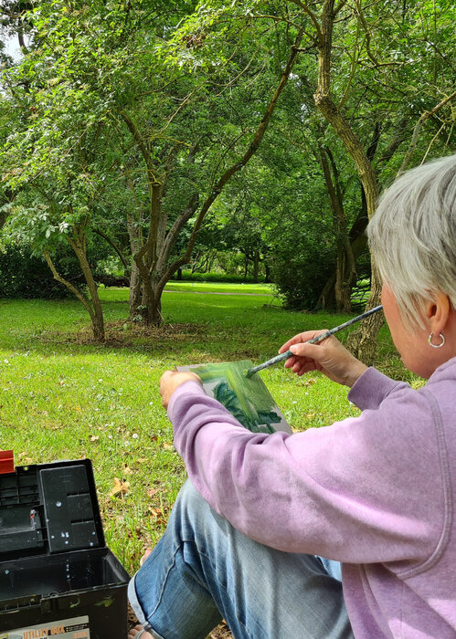 Quiet a Moment de Christine Harrison (2022) : Peinture Acrylique sur ...