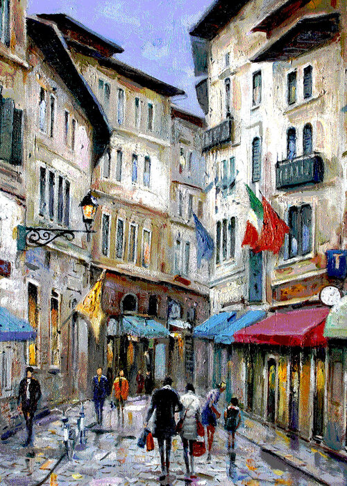 Paris by Zhen zhong Duan (2000) : Painting Oil on Canvas - Singulart