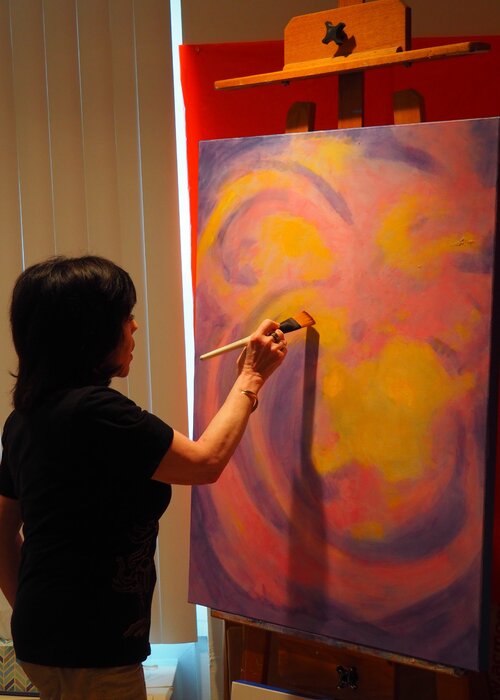 City Fragments by Gail Morrison-Hall (2023) : Painting Acrylic on ...