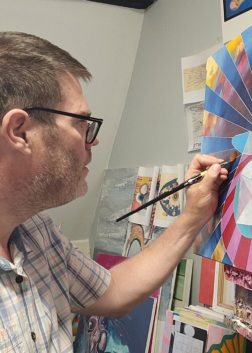 Circular Colour. Blueprint No 7 by Oliver Perry (2021) : Painting ...