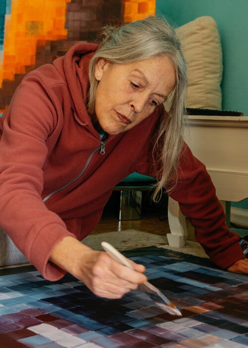 Elvira Flamm: Deutsche Malerin, Konzeptkünstlerin - Singulart