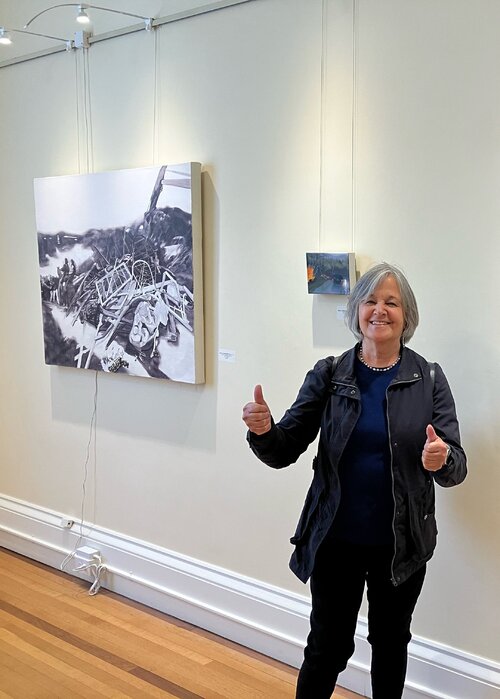 RIBBONS & CROWS by Eileen Starr Moderbacher (2025) : Painting Acrylic on Wood - Singulart