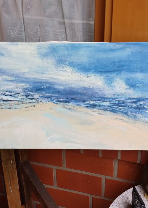 Wacholderwiese by Jutta Stelter-Essig (2023) : Painting Acrylic on ...