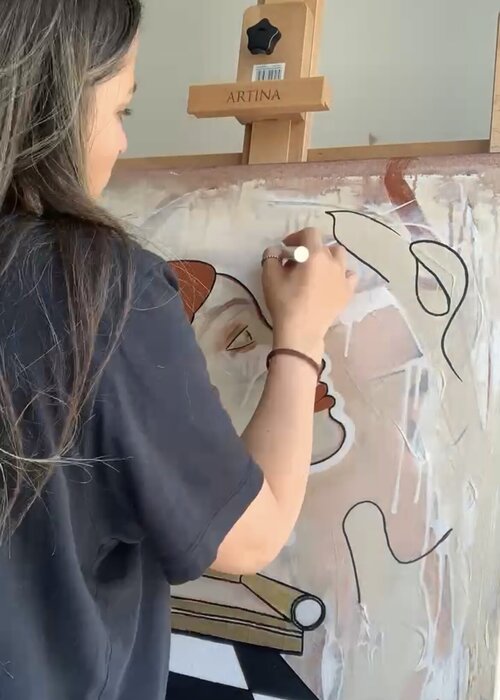 Yasmin Ada-Tarsousi Artist: Paintings for sale - Singulart