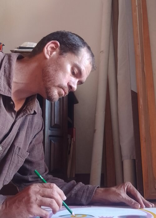 Oración de David Arias (2025): Impresión Impresión Giclée en Tela ...