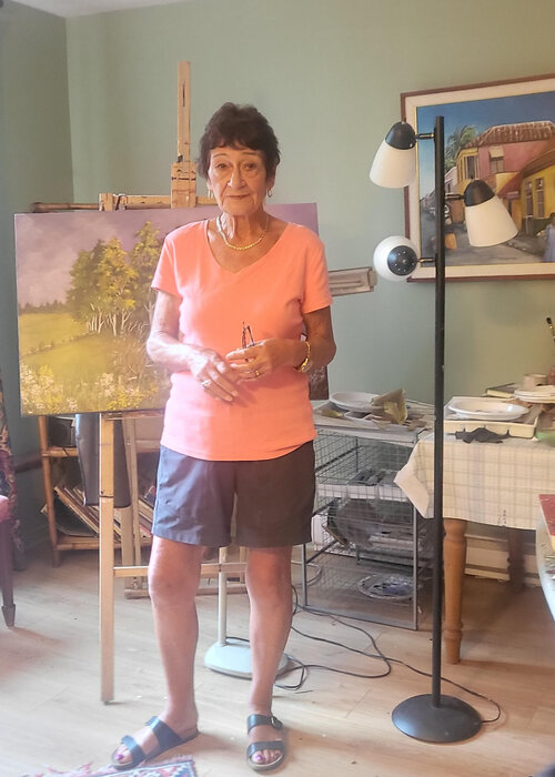 Red Sky at Night de Anne Heather Moore (2023) : Peinture Acrylique sur Bois - Singulart