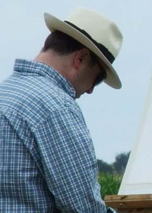 Bridge in Meanwood III de charlie burman (2022): Pintura Óleo en Papel ...