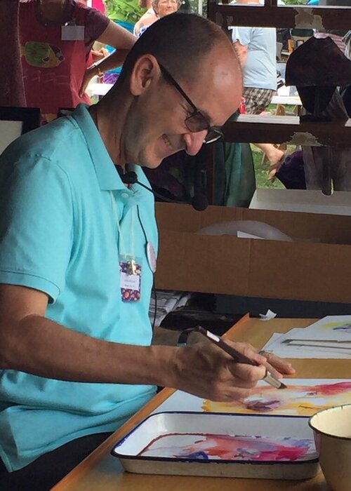 Last Peony Bouquet door John Keeling (2025) : Schilderij Waterverf op ...