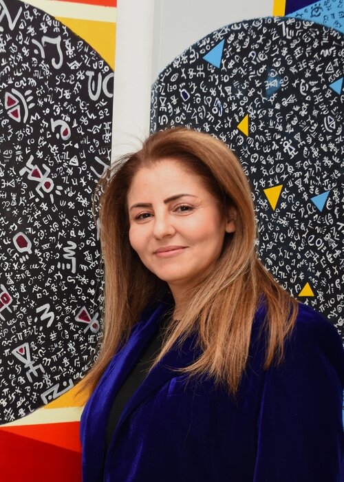 Dialogue des formes de SONIA SOUISSI (2025) : Peinture Acrylique sur ...