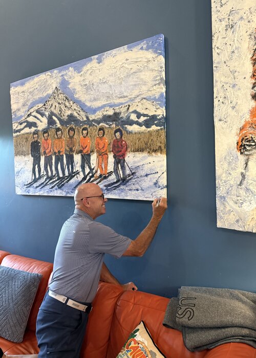 Uncle Ted Bumpin' von Sean Plumb (2025): Malerei Acryl, Öl auf Leinwand ...