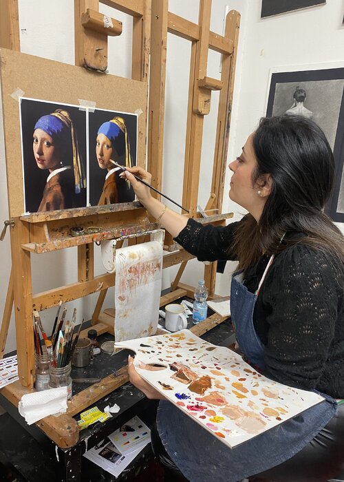 Mona Salama Artist: Paintings for sale - Singulart