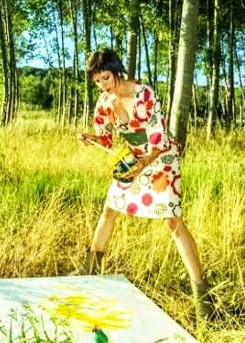 Jarrón y peces by Natalia Ruiz Llopart (2024) : Painting Acrylic ...