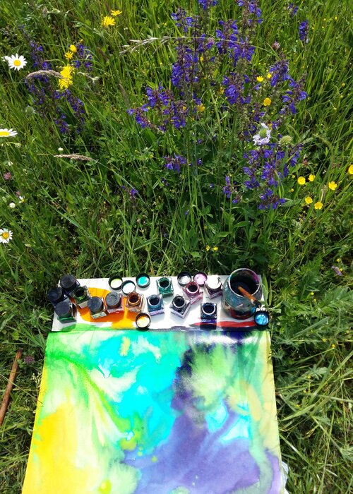 Forest Glory by Katarina Vidmar (2025) : Painting Acrylic on Canvas ...