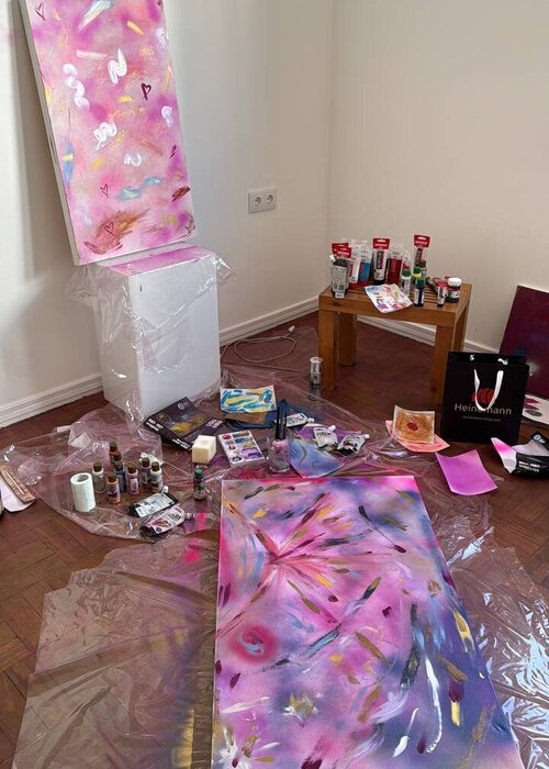 Vital Field de Angelina Nikiforova (2026): Pintura Acrílico, Pintura en ...