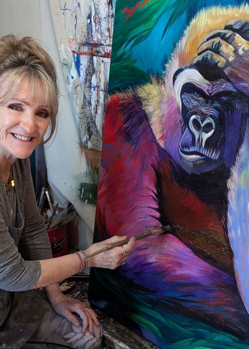 Bonnie Coo by carol steffgen (2024) : Painting Acrylic on Canvas ...