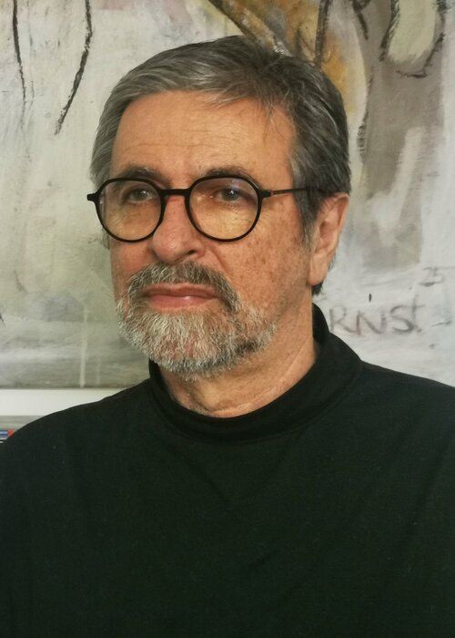 Musik ohne Noten von Ernst Wieltschnig (2025): Malerei Acryl, Pastell ...