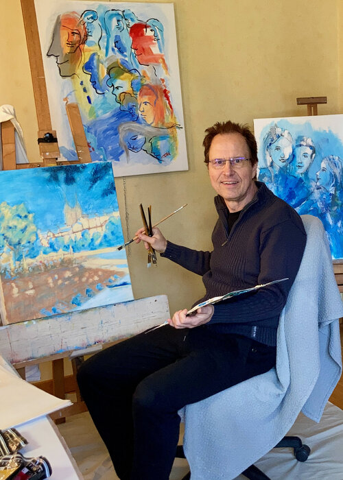 La curiosité by Thomas Ahl (2019) : Painting Acrylic on Canvas - Singulart