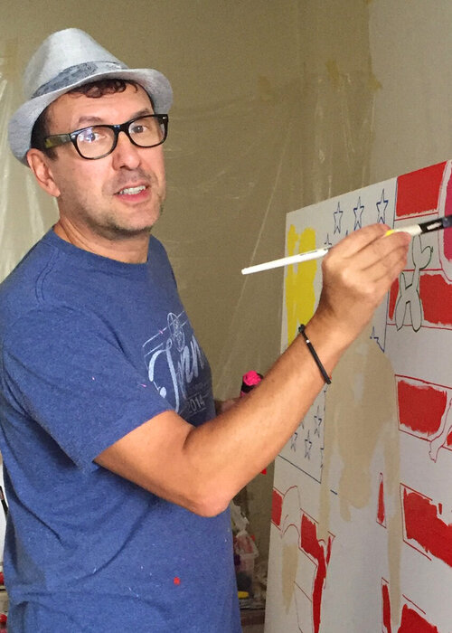 THE ACROBAT de LeClosier (2025) : Peinture Acrylique, Peinture en bombe ...