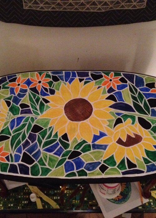 The church window by Rachel Olynuk (2023) : Painting Acrylic on Wood ...