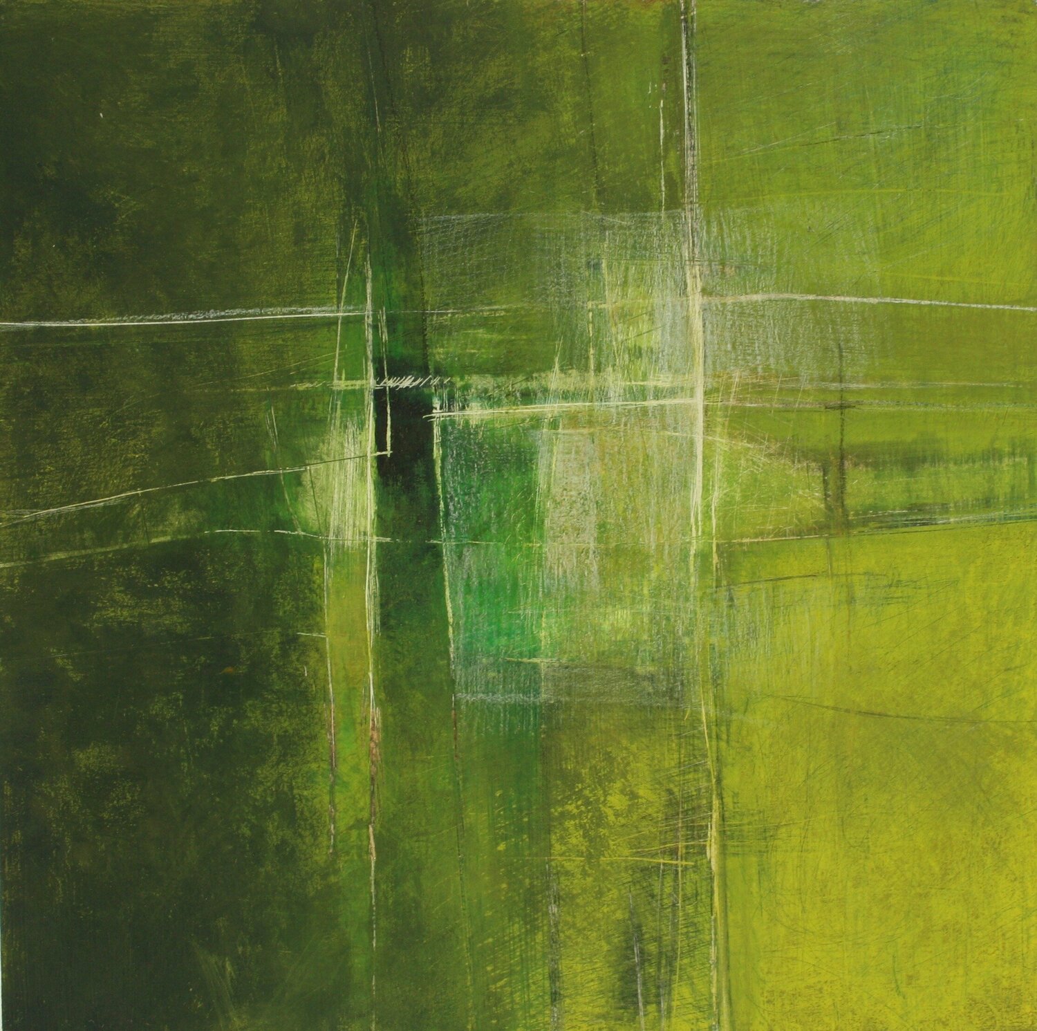 A Deeper Green by Michèle Griffiths (2019) : Painting Tempera on Wood ...
